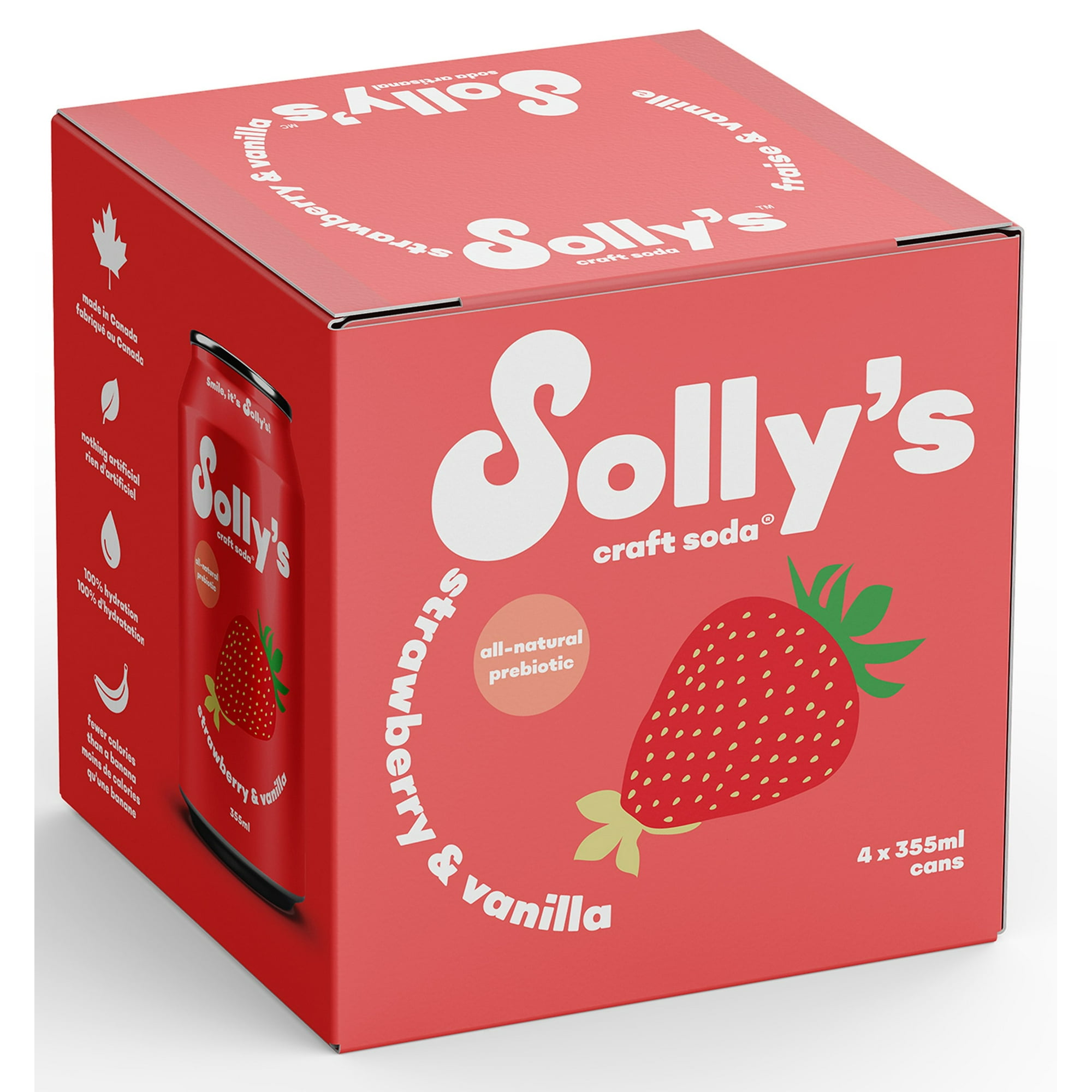 Click here for Sollys  Strawberry And Vanilla Prebiotic Craft Sod... prices