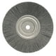 Weiler Narrow Face Crimped Wire Wheel, 8 in D x 3/4 W, .006 Stainless ...