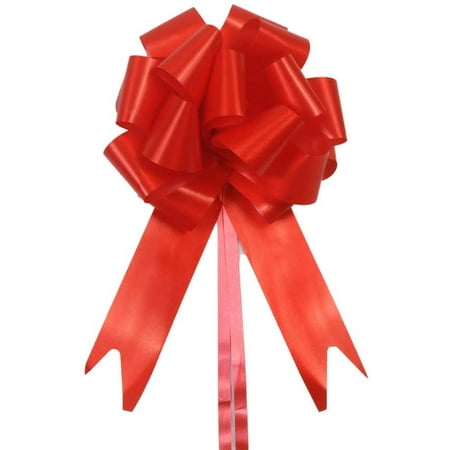 QUETO Large Petal Ribbon Pull Bows Christmas Birthday New Year Packing ...