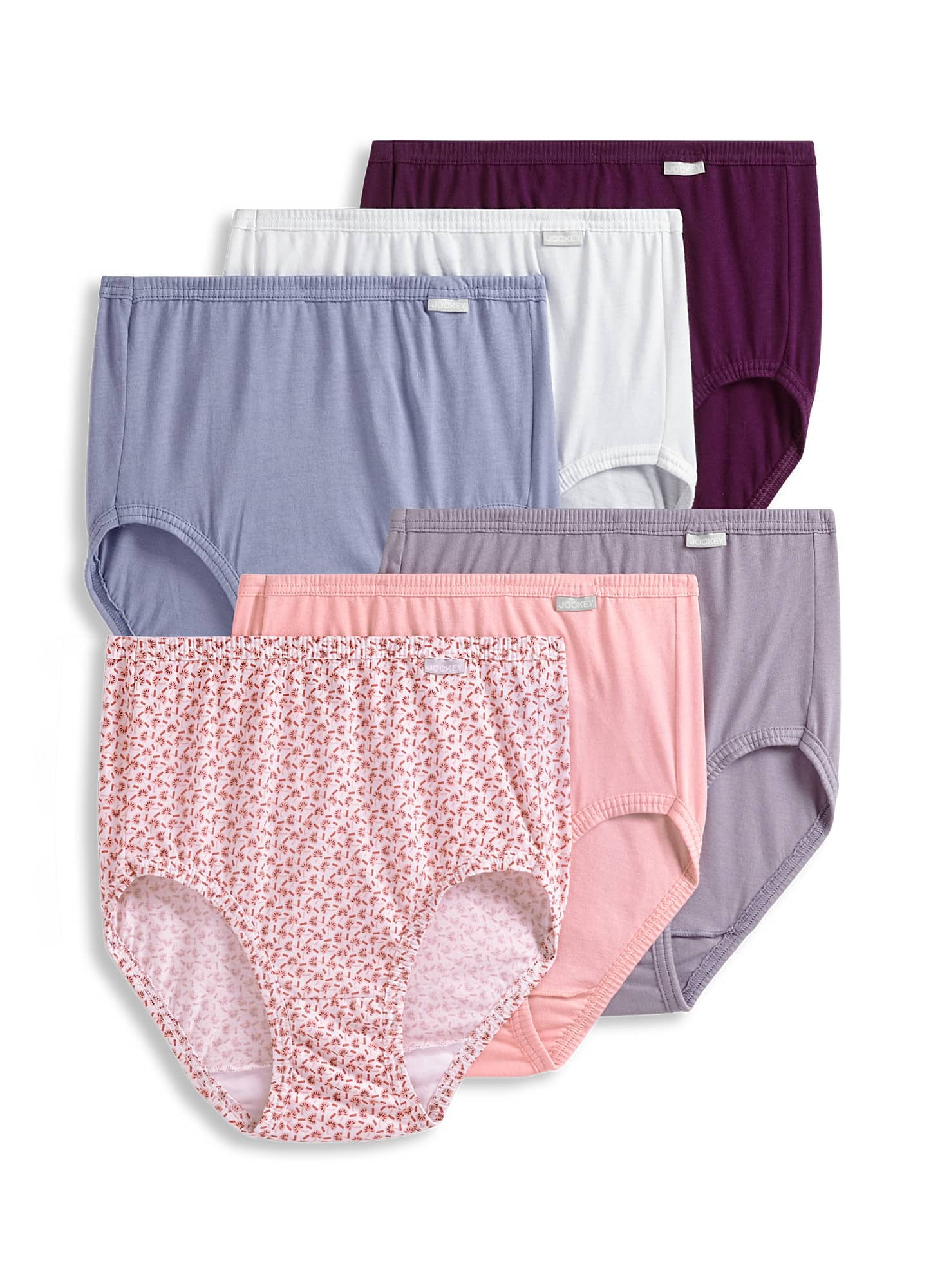 Jockey Plus Size Elance Brief - 6 Pack - Walmart.ca