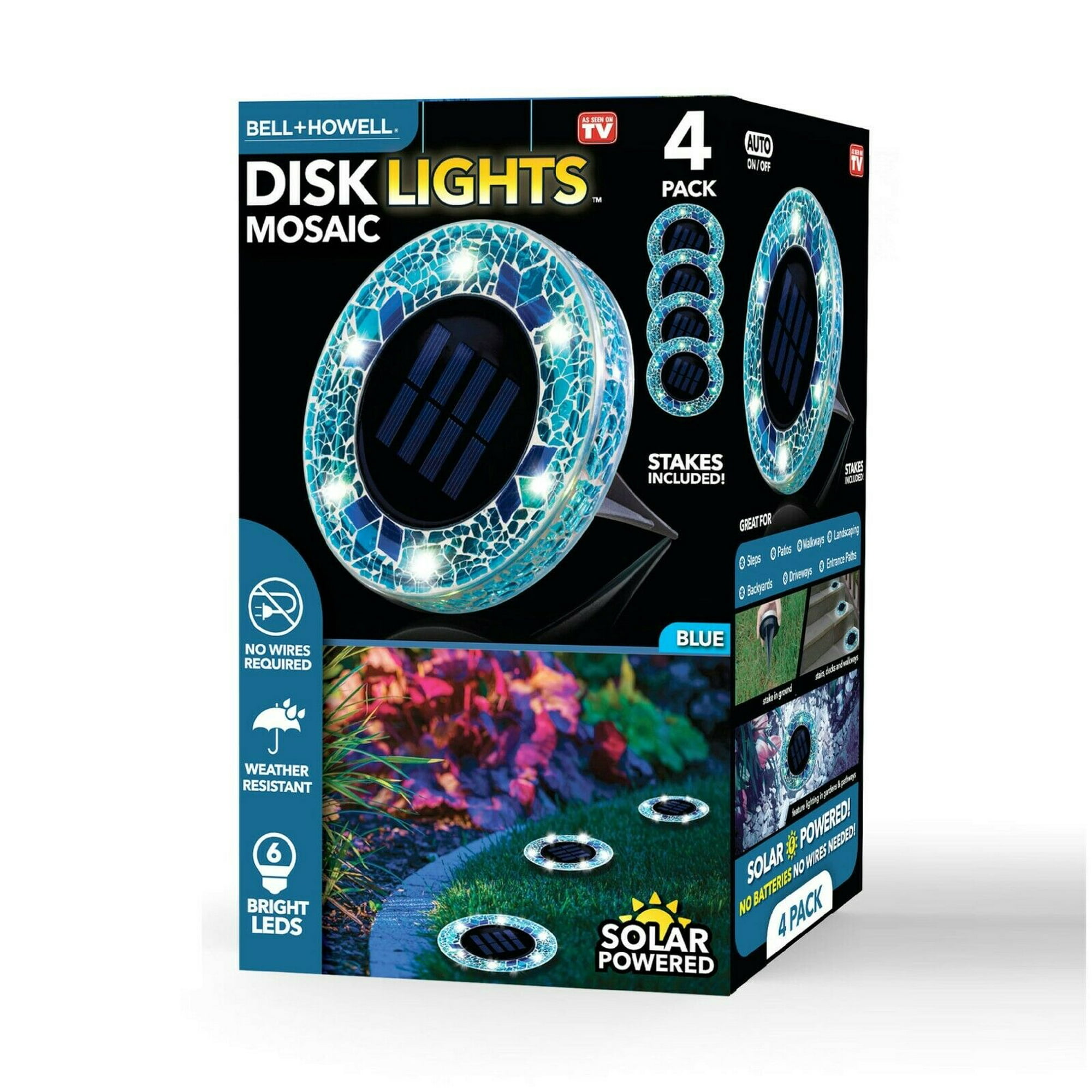 Click here for Bell And Howell Bell+Howell Mosaic Disk Lights Sol... prices