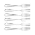 International Silver Forte Set of 6 Stainless Steel Dinner Fork Set ...