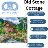 Diamond Dotz Old Stone Cottage Landscape Diamond Painting Kits for ...