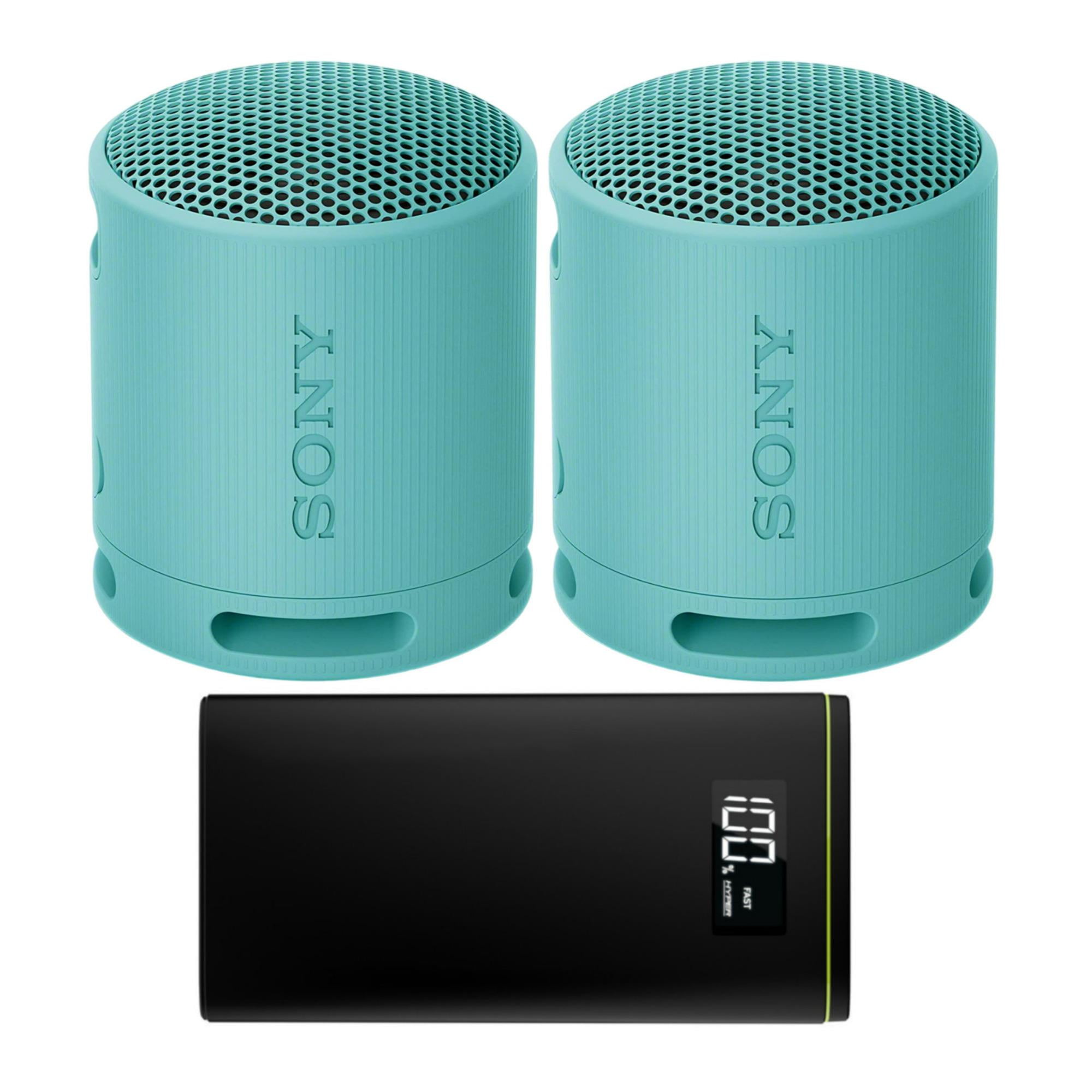 Sony SRS-XB100 Wireless Bluetooth Portable Travel Speaker (Blue, 2-Speakers) - Walmart.com