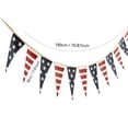 American Flags, 12-Piece Triangle Flag Banner | Patriotic Decor for 4th ...