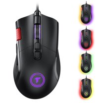 BENGOO Gaming Mouse Wired, USB Optical Computer Mice with RGB Backlit ...