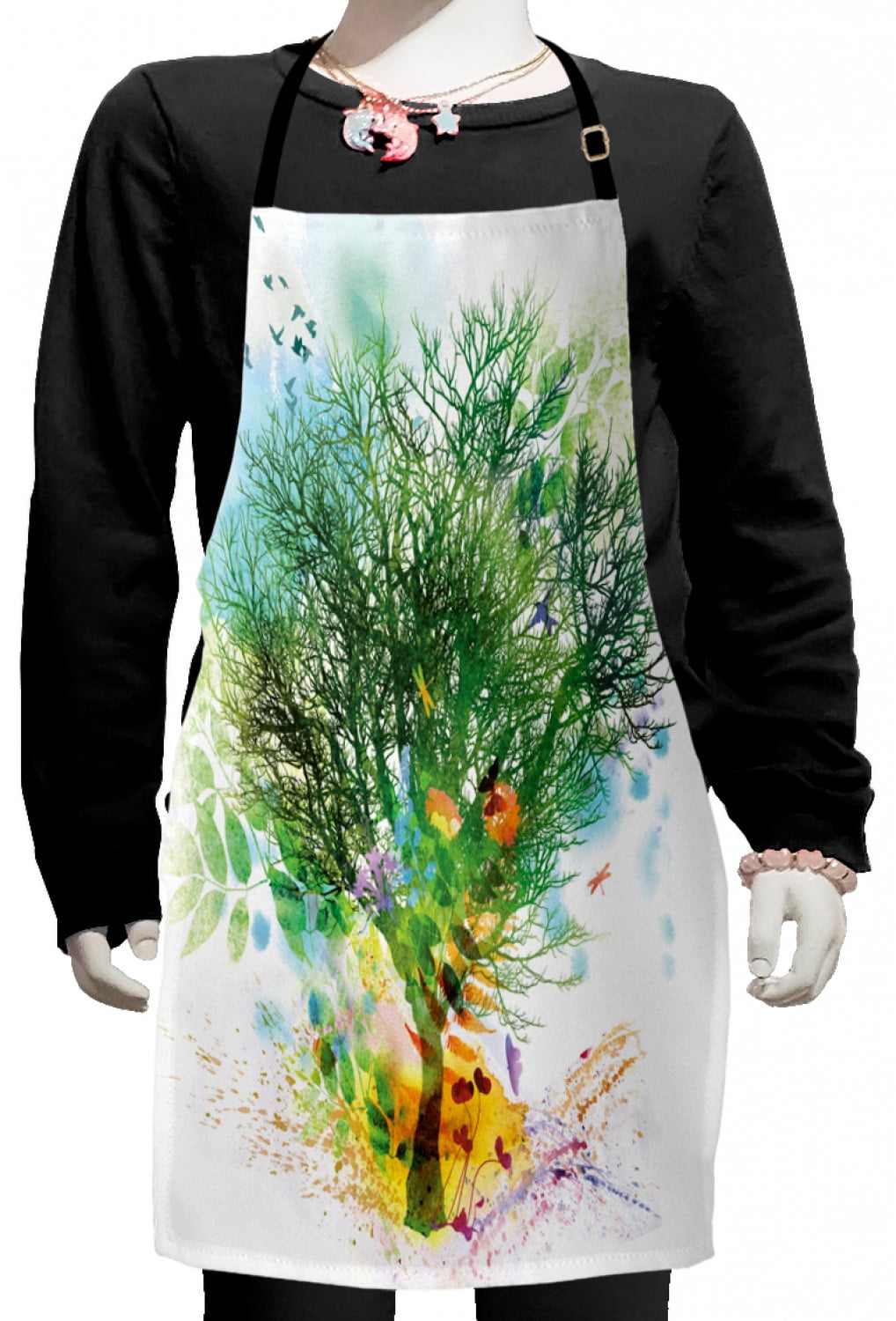 Spring Kids Apron, Multiple Exposure Technique of Spring Themed Details ...