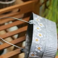 BESTYASH Retro Style Decorative Flower Pot Metal Bucket with Handle for ...