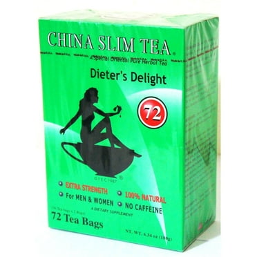China Slim Tea Natural Herbal Dieter's Delight, 36 Tea Bags, Net Wt 3. ...