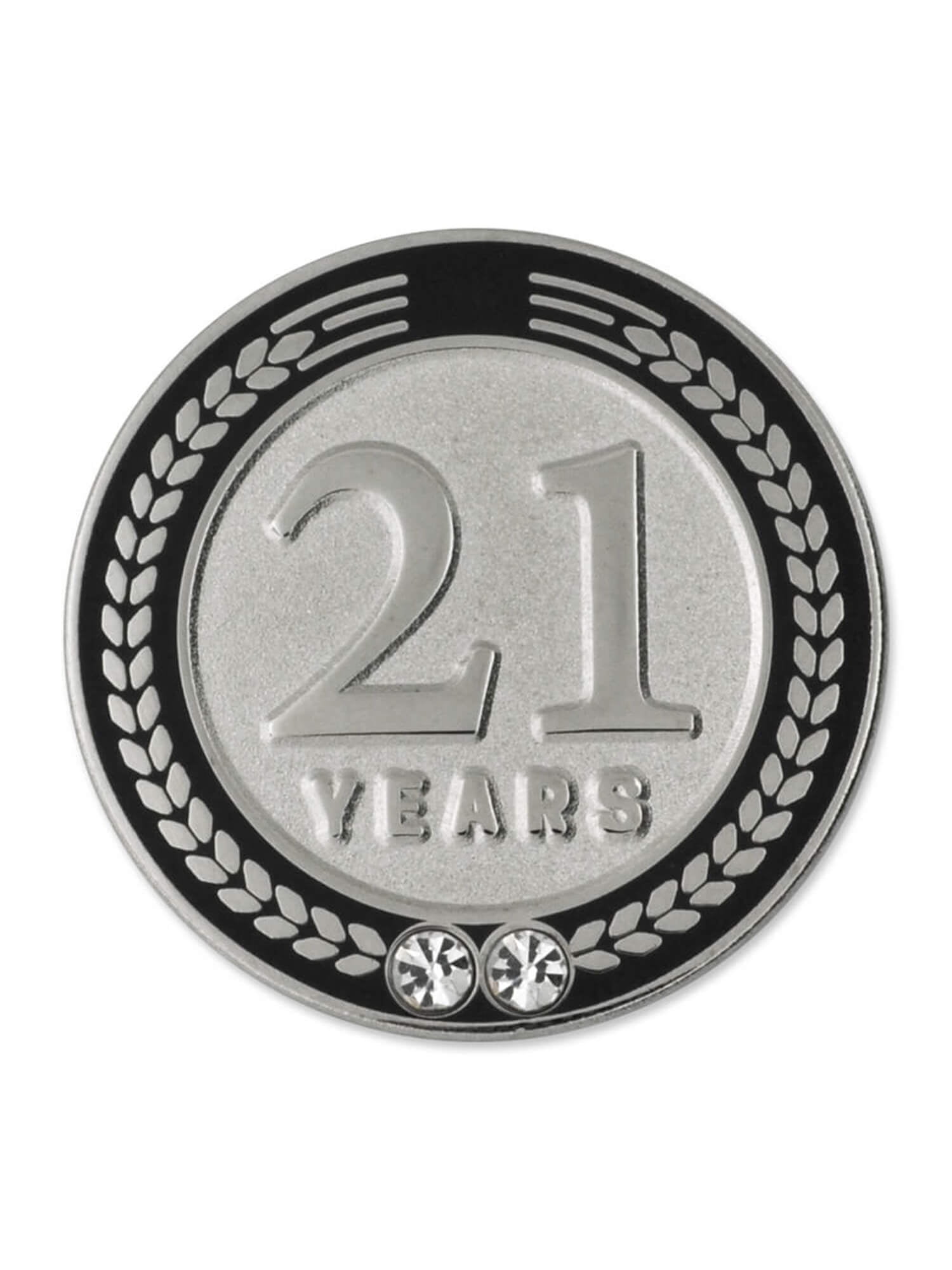 PinMart's 21 Years of Service Award Employee Recognition Gift Lapel Pin ...