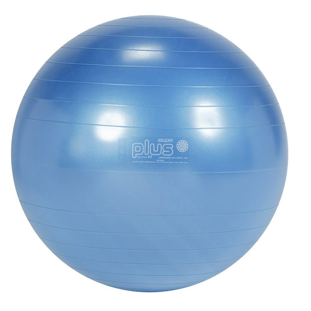 Gymnic Classic Plus Exercise Ball, 65 cm, Blue - Walmart.com - Walmart.com