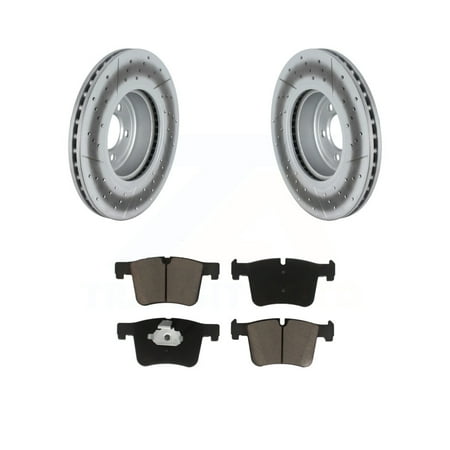 Transit Auto - Front Coated Disc Brake Rotors And Ceramic Pads Kit For ...