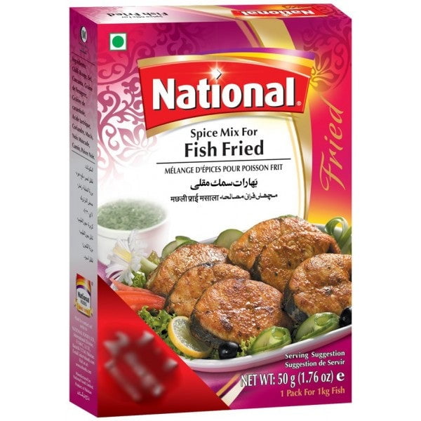 National Spice Mix For Fish Fried 50g/100g - Walmart.com