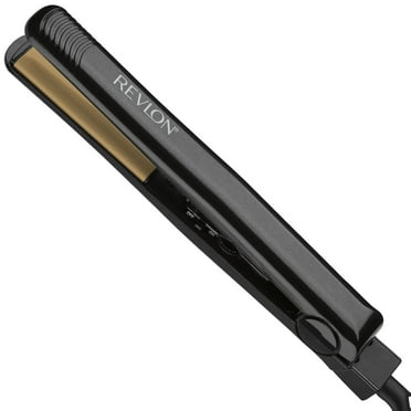 Revlon Essentials Ceramic 1" Flat Iron, Black - Walmart.com