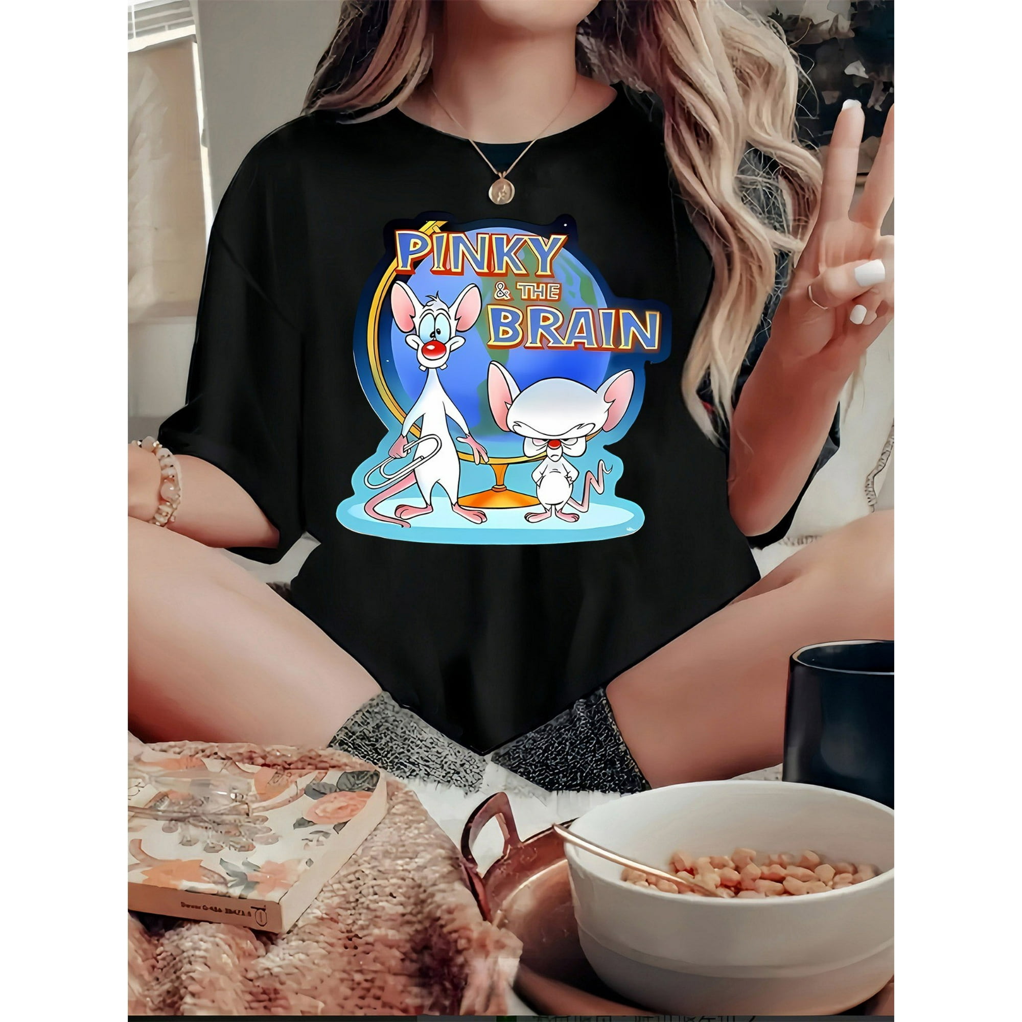 Click here for Generic [pinky & The Brain Cotton Knit Top] 1pc Pi... prices