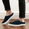 Barefoot Shoes Wide Toe Box Canvas Mules for Women with Fleece ...