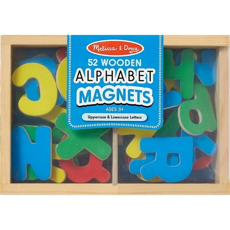 Melissa & Doug Wooden Letter Alphabet Magnets | Walmart Canada