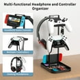"BOIVSHI Controller Stand 2 Tiers, Cable Organizer, Headset Holder ...