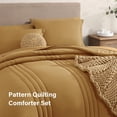 Queen 7-Piece Comforter Set Desert Yellow Bed in a Bag All Seasons ...