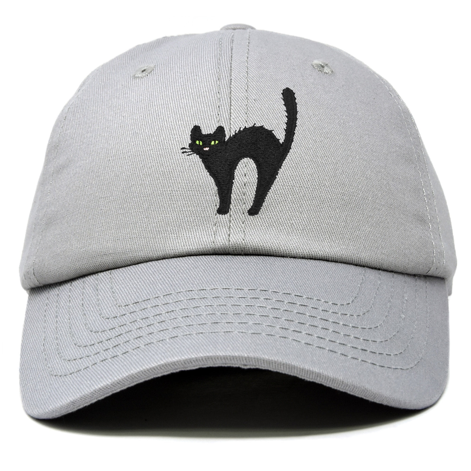 DALIX Black Cat Hat Womens Halloween Baseball Cap in Gray - Walmart.com