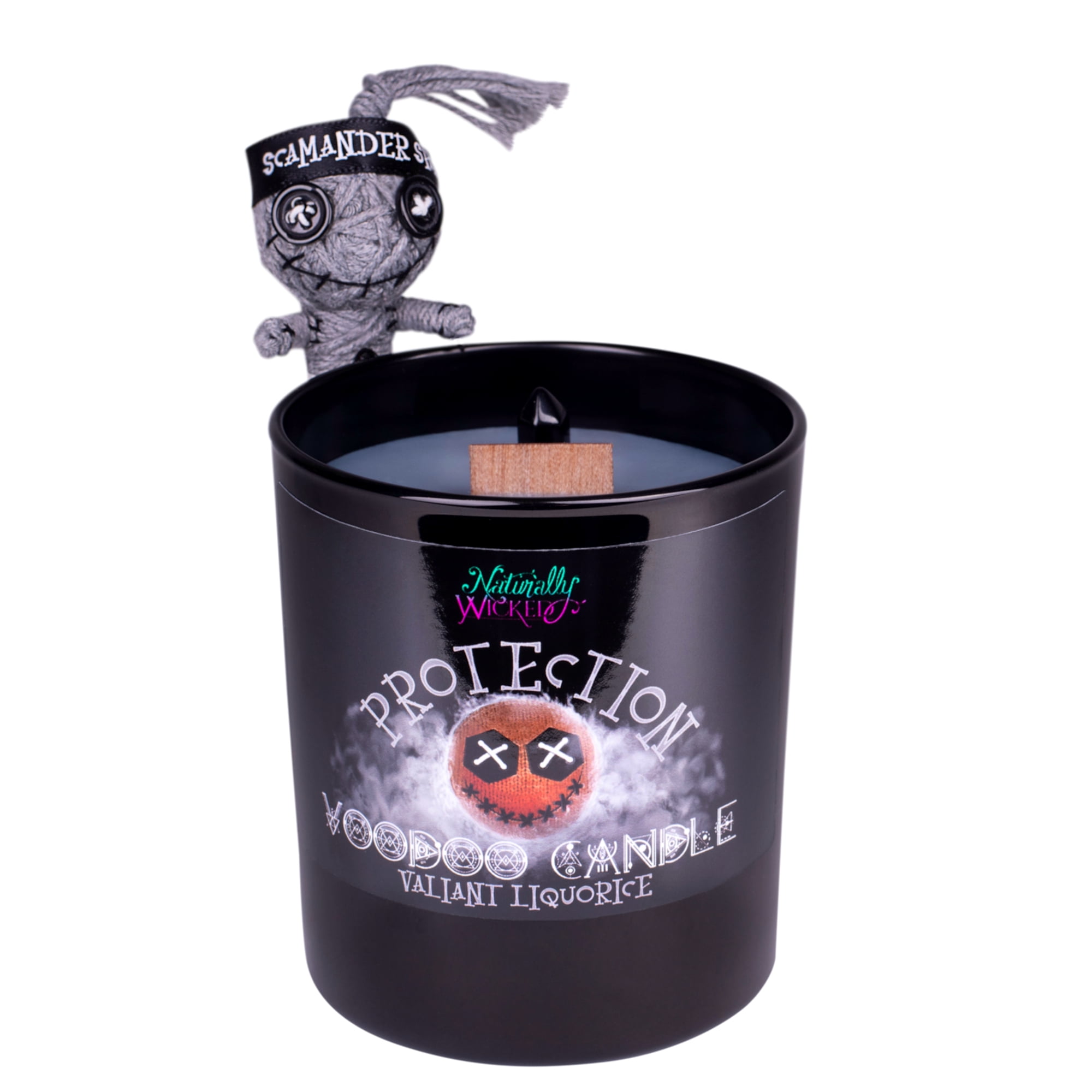 Click here for Naturally Wicked Voodoo Protection Candle - Obsidi... prices