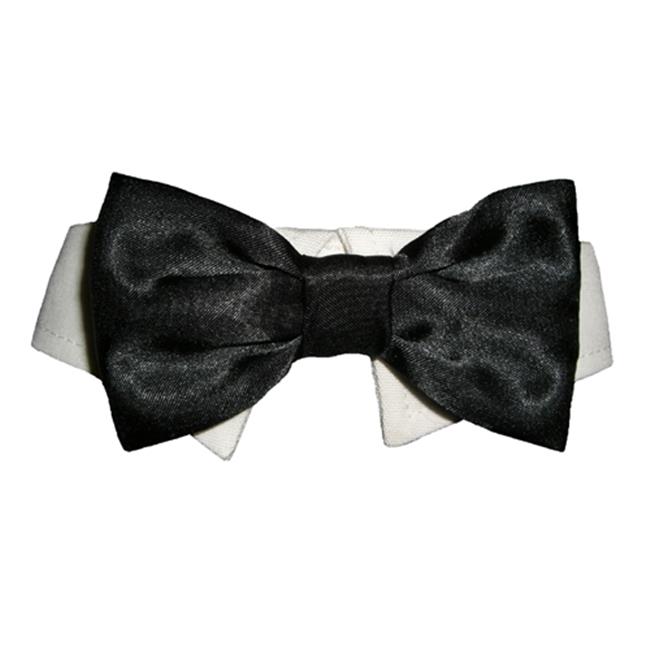 Black Satin Bow Tie, Black - Extra Large - Walmart.com