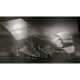 T'z Tagz 7x8x5.5 Inch Crystal Clear Acrylic Riser Display Stand New 2 ...