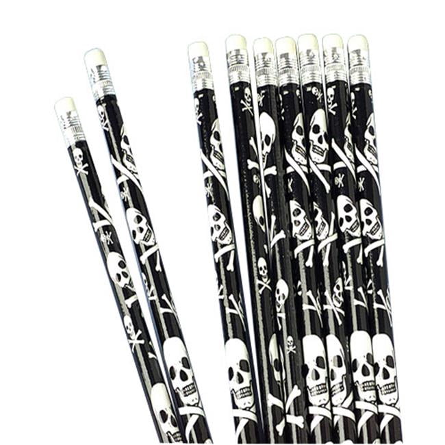 US Toy Company KA174 Skull-Crossbone Pencils - Pack of 12 - Walmart.com