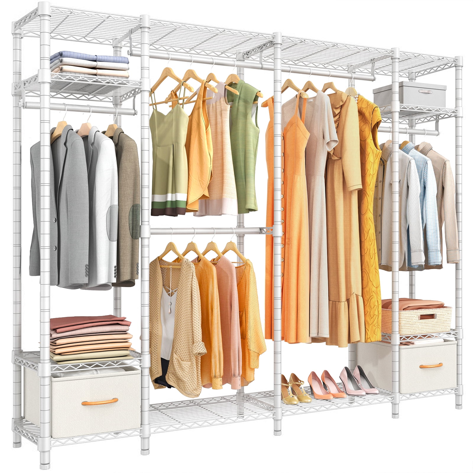 VIPEK V40S Garment Rack Heavy Duty Clothes Rack Freestanding Closet ...
