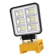 48W 5200LM LED Work Light Cordless Portable Light with USB C USB Port ...