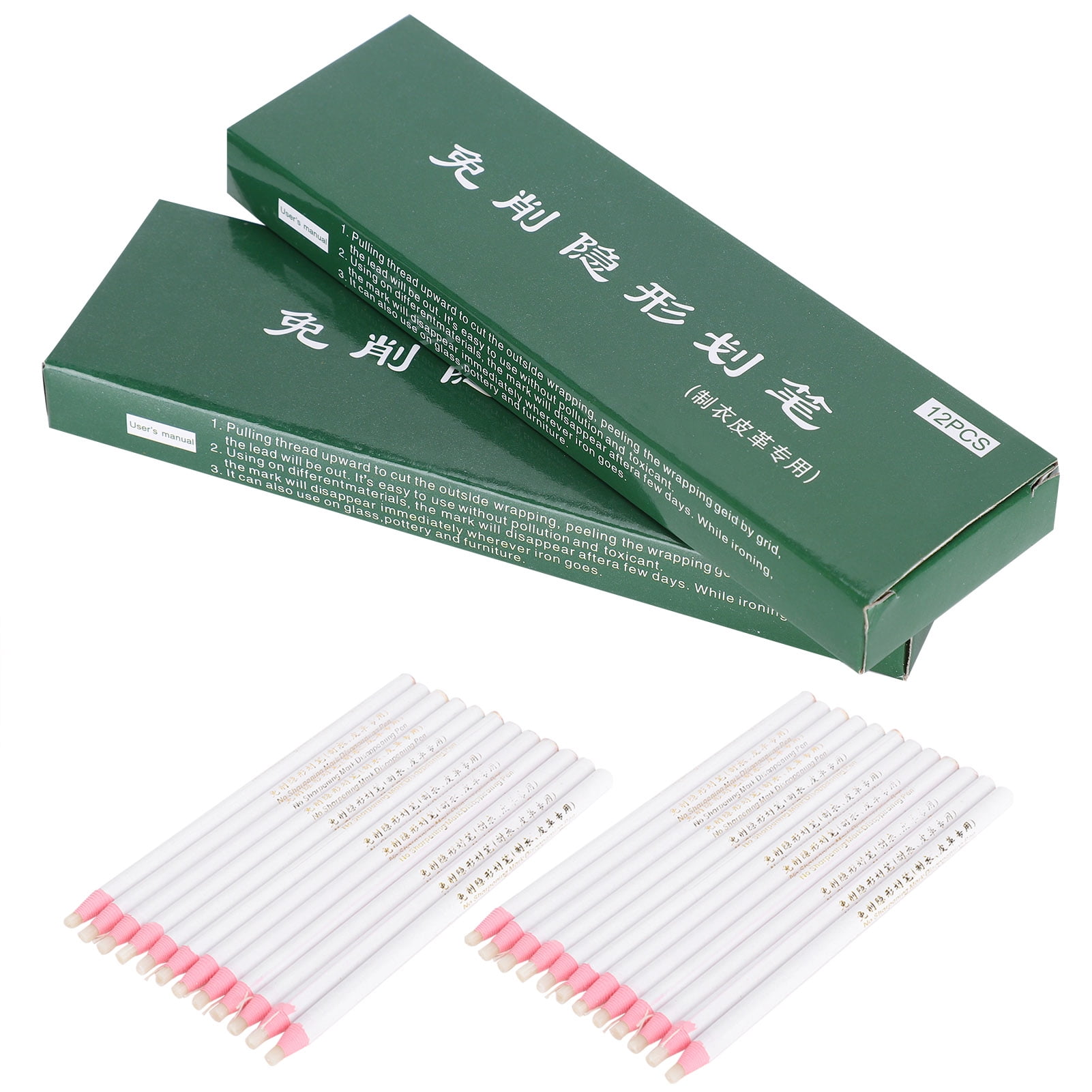 Click here for Viferr Sewing Tailor Chalk Pencils 24pcs Cutfree T... prices