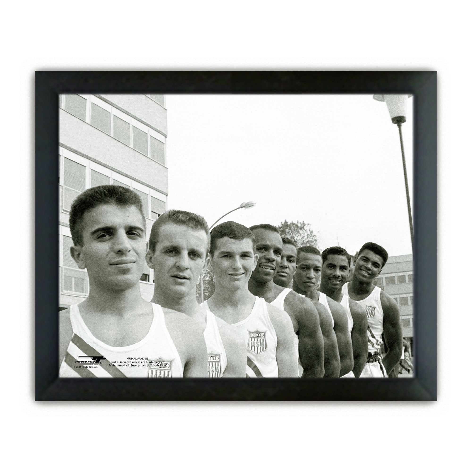 Muhammad Ali with Olympic boxing team 18"x22" Framed Photo (Finished ...