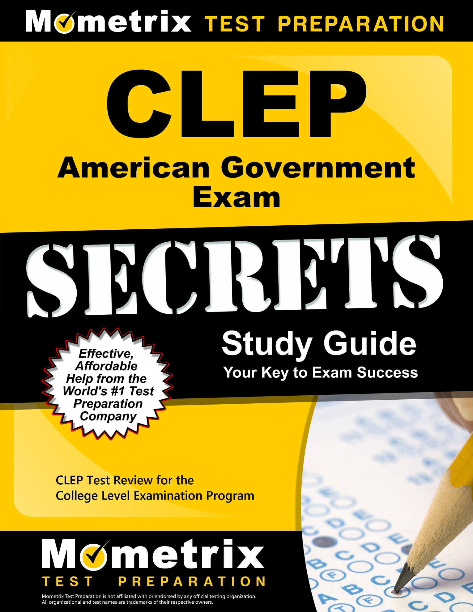 CLEP American Government Exam Secrets Study Guide : CLEP Test Review ...