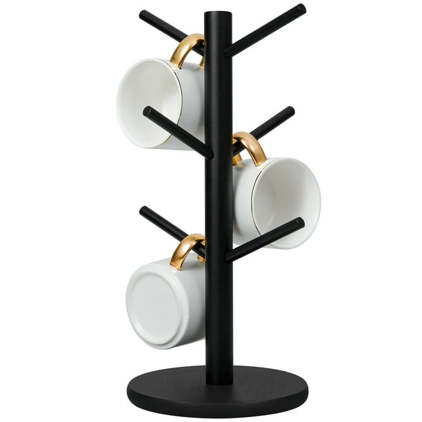 MyLifeUNIT Mug Holder Tree (Black) - Walmart.com