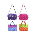 Beach Bag for Women Inflatable PVC Printed Shoulder Bag Crossbody Pouch ...