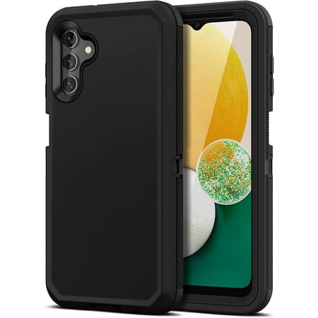 Samsung Galaxy A13 case, Jiunai 3 in 1 Dual Layer Shockproof Armor Drop ...