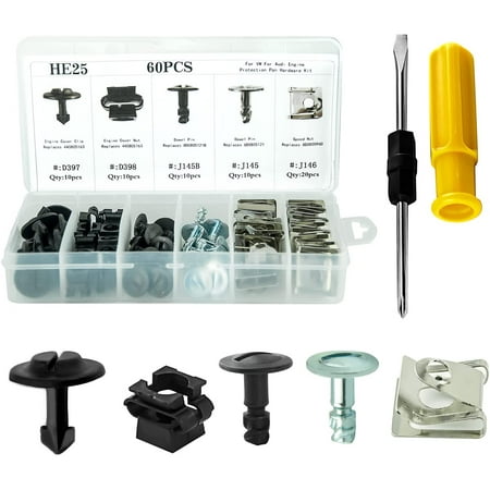 Car Engine Protection Trim Pin Clip Engine Undertray Cover Clips Protection Pan Fastener Rivet ...