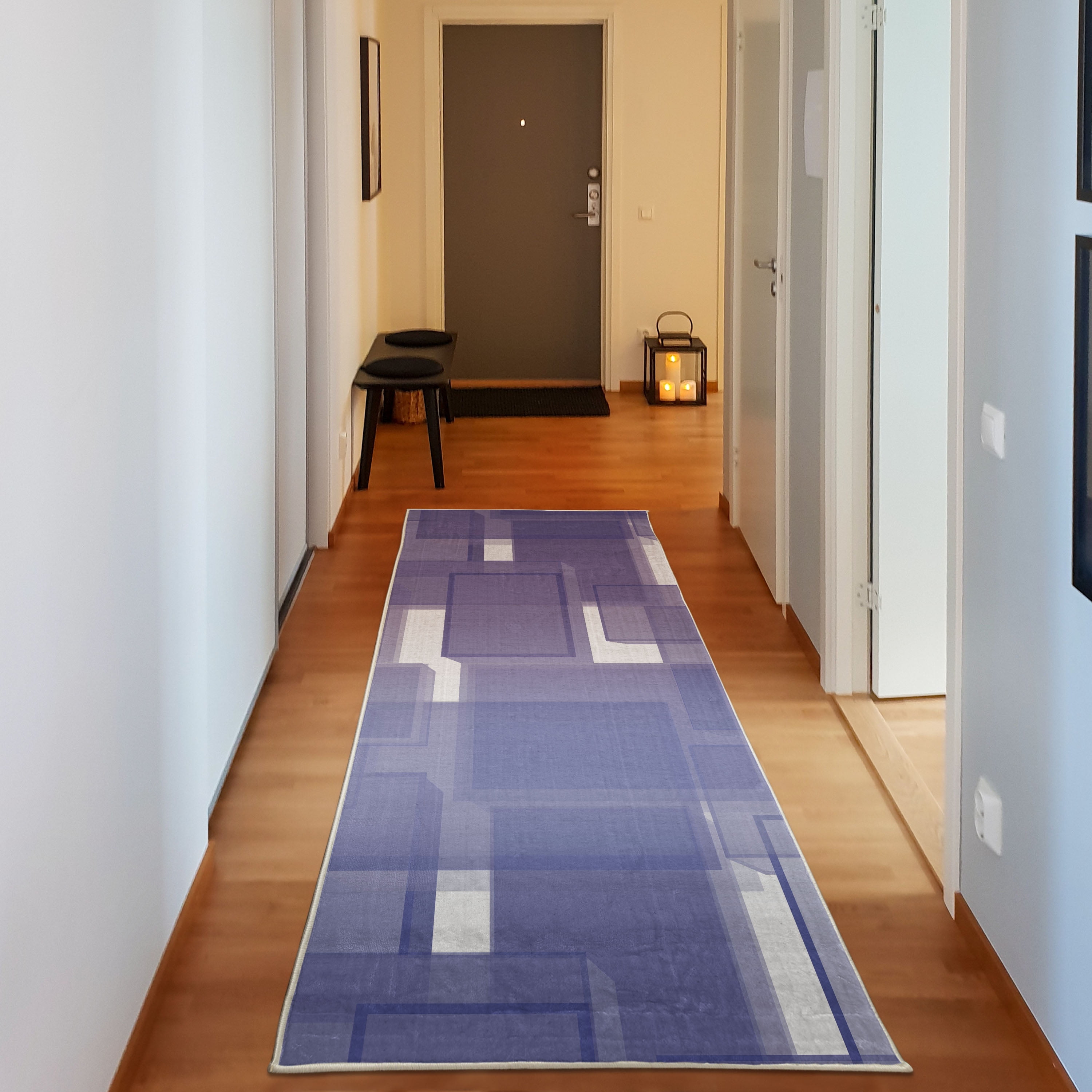 Contemporary Decorative Rug, 3 Dimensional Cubes Geometric Modern ...