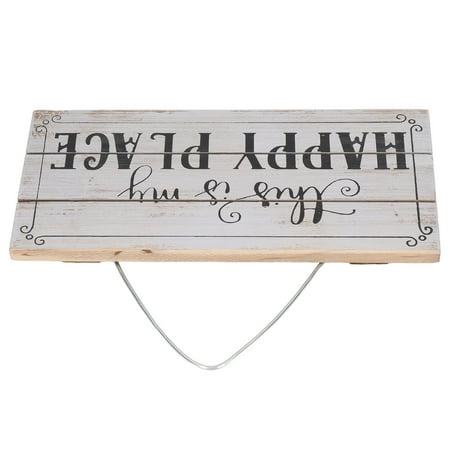 Decorative Wooden Sign, Wooden Table Sign Lively Graphic Birch Bright ...