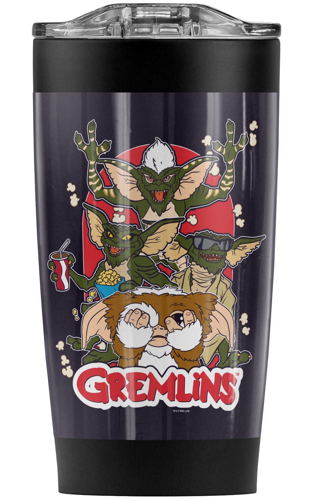 Gremlins Popcorn Stainless Steel Tumbler 20 oz Coffee Travel Mug/Cup ...