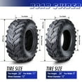 Roadguider Set of 4 ATV UTV Tires, 26x9-12 Front, 26x11-12 Rear, 6-Ply ...