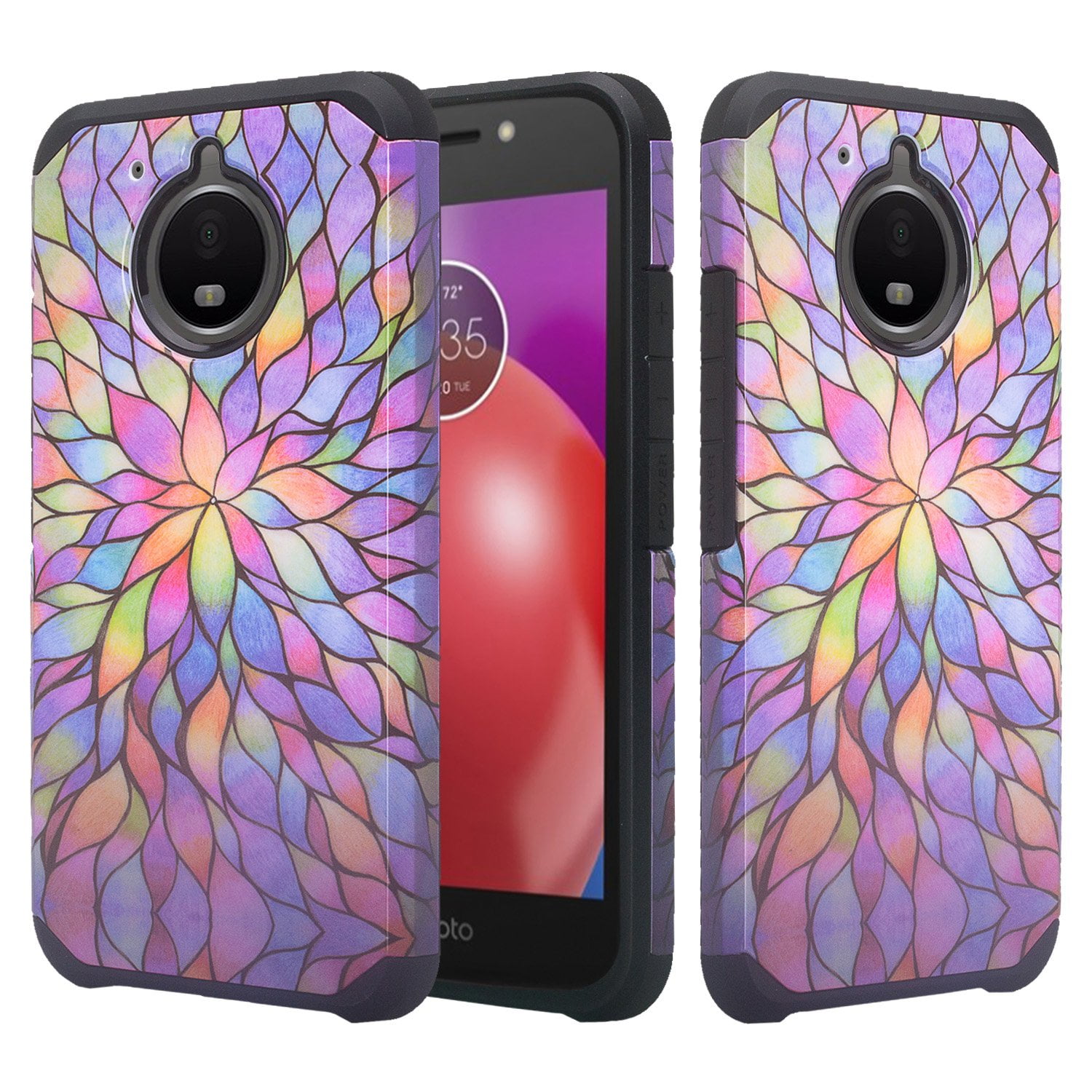 SPY Case for Motorola Moto E4 Case, Moto E4 Case, Slim Hybrid Dual ...