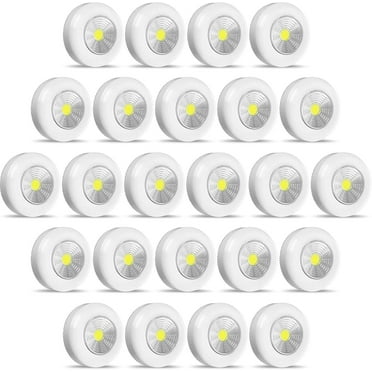 8 Pcs Battery Operated Lights Push Wireless Stick on LED Strip Baby ...