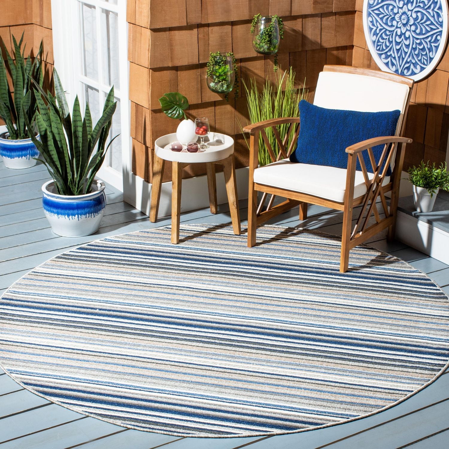 Click here for Safavieh Cabana Siomha Striped Outdoor Area Rug 67... prices