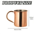 ACDANC 14 Oz Moscow Mule Copper Mug Solid Handcrafted 100% Pure Copper ...