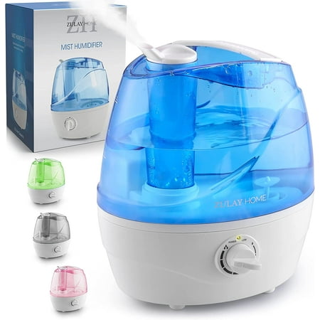 Cool Mist Humidifiers For Bedroom (2.2L Water Tank) - Quiet Ultrasonic ...