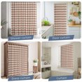 Bathroom Shower Curtain Retro Geometric Buffalo Tartan Waterproof ...