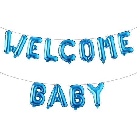 Welcome Baby Letter foil Balloons Children Party Decoration Birthday ...