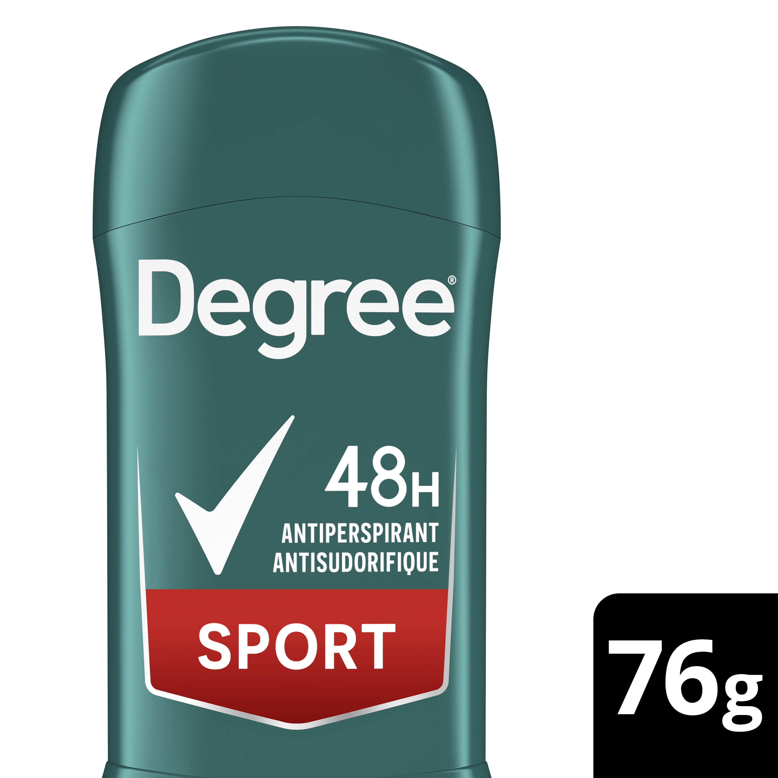 Degree Men Antisudorifique en Bâton Sport 48 Heures de Protection ...