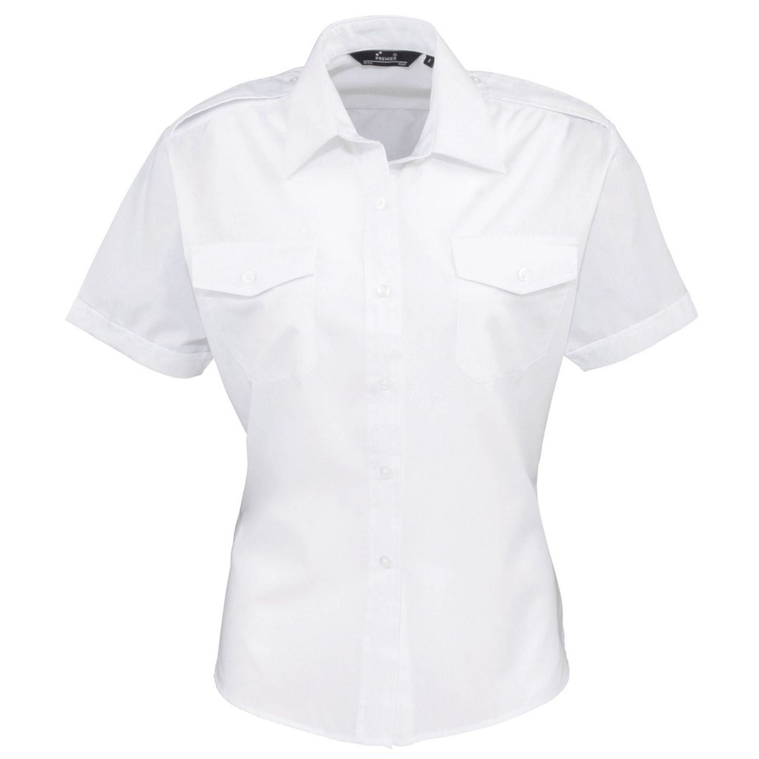 Click here for Premier Womens Short-Sleeved Pilot Shirt 6 Us prices